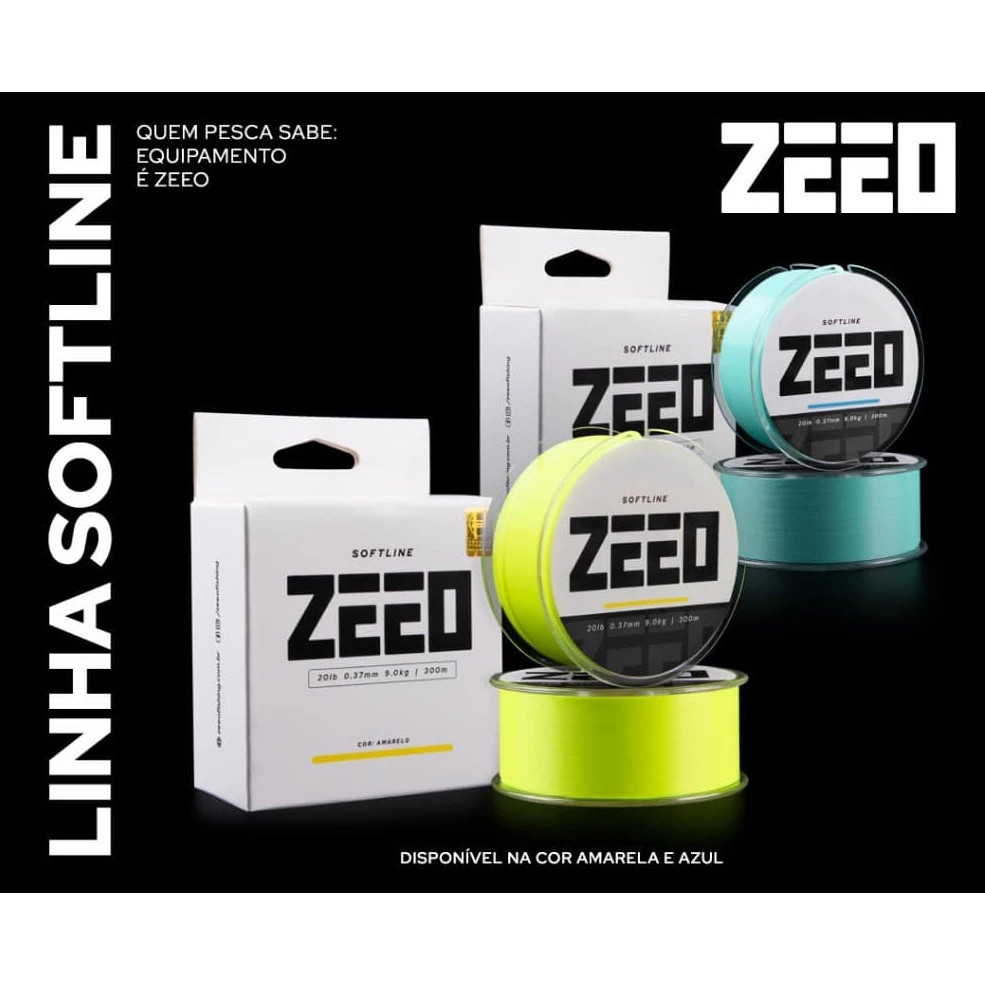 LINHA SOFTLINE ZEEO - 300 METROS | Shopee Brasil