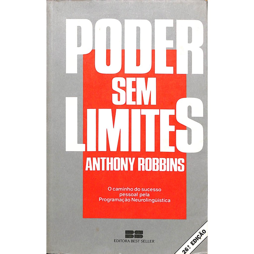 Poder sem limites 26ª edição de Anthony robbins 7350354 | Shopee Brasil