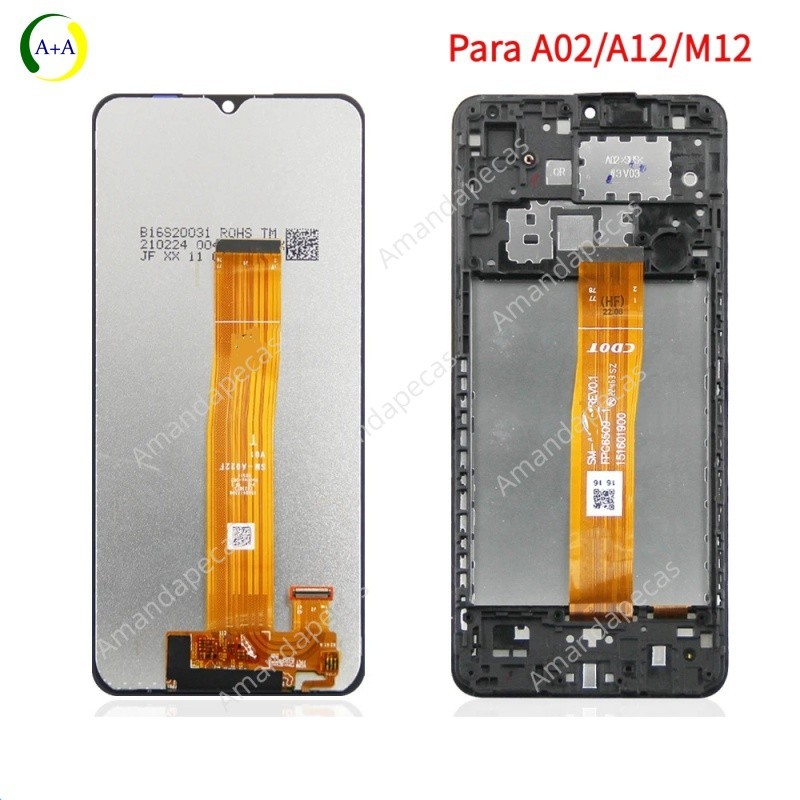 para samsung galaxy a12 lcd display a02 nacho a127 tela de toque para samsung a02 display M127 ...