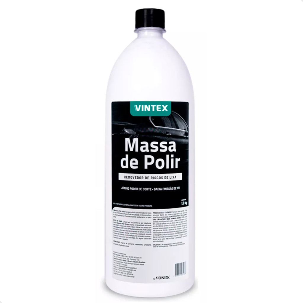 Massa De Polir Vintex Polimento Automotivo Tira Risco 1,8kg | Shopee Brasil