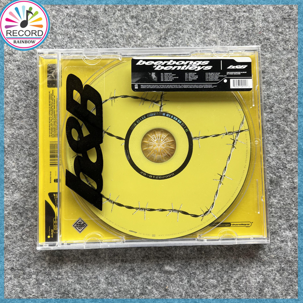 Post Malone Beerbongs And Bentleys Original Cd Brand New Album Lacrado 8534