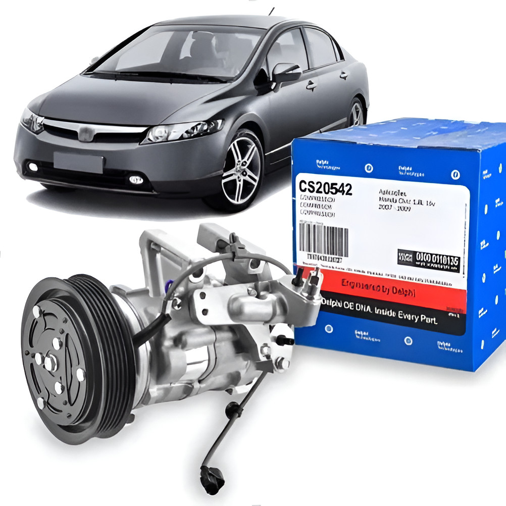Compressor Ar Honda Civic 1.8 16v 06 A 2012 Original Delphi | Shopee Brasil