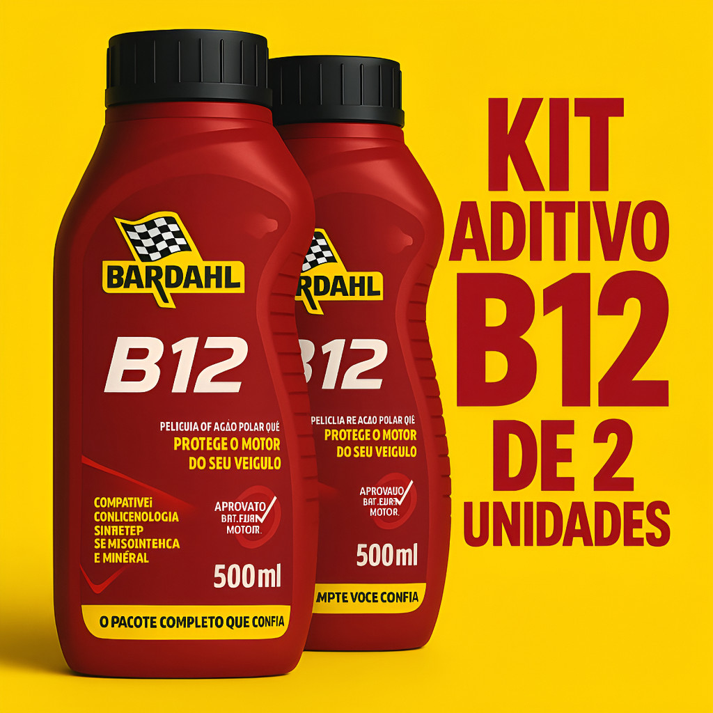 Kit 2 Aditivos B12 Plus Motor Lubrificante Bardahl Flex Gasolina Etanol ...