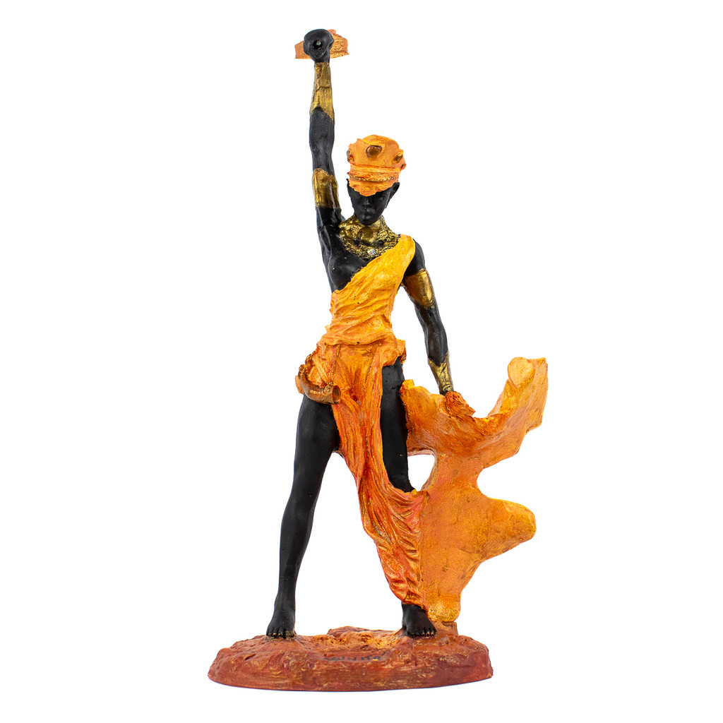 Escultura de Orixá Egunitá 27 cm em Resina | Shopee Brasil