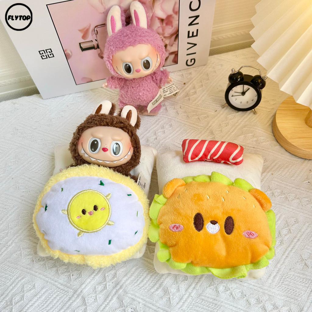 FIY Ropa Labubu Boneca Colcha E Pijama Conjunto De Três Peças Para 15 ...