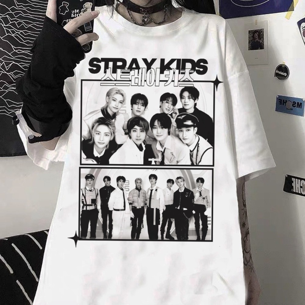 Camiseta Camisa Stray Kids Kpop Banda - Promoção | Shopee Brasil
