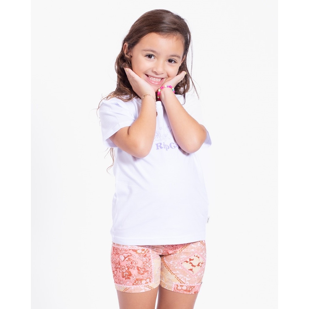 Camiseta Rip Curl Moon Flow Logo Tee White | Shopee Brasil