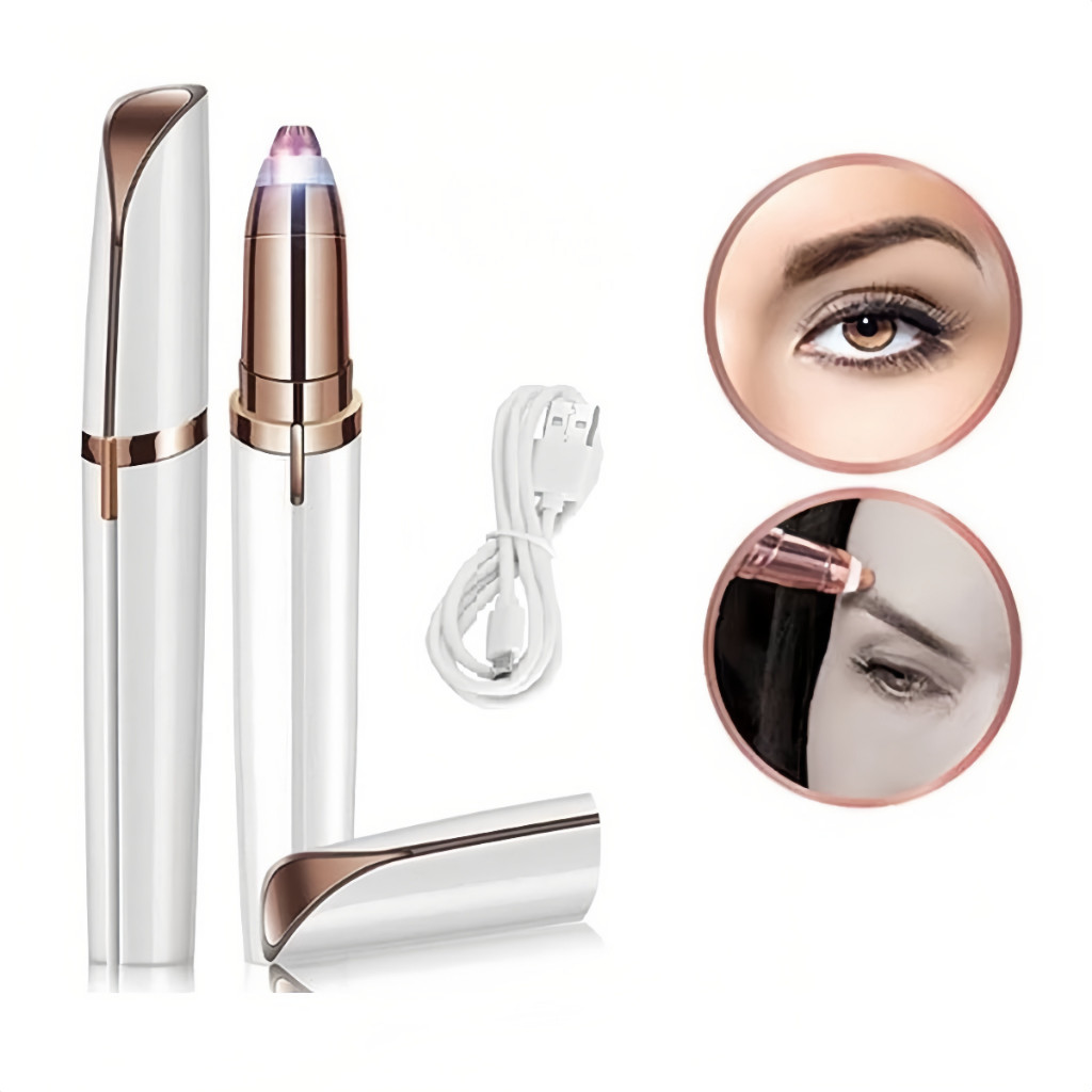 Depilador Eletrico Sobrancelha Aparador Pelos Recarregavel | Shopee Brasil