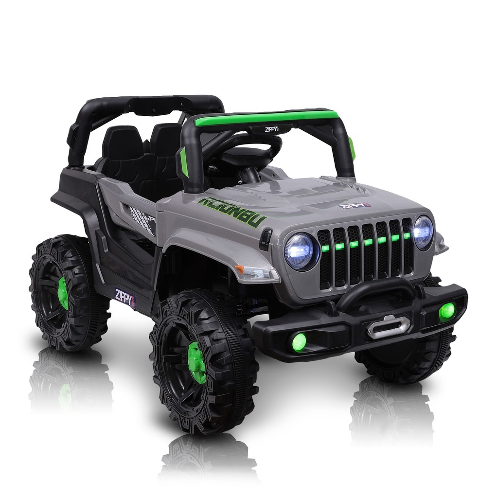 Jipe Carro Off-road Cor Cinza Elétrico Infantil 12v Com Luzes E Sons ...