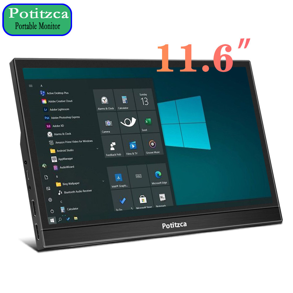 Monitor Portátil De 11.6/13.3 Polegadas 1366X768 16 : 9 HD 60Hz Telas ...