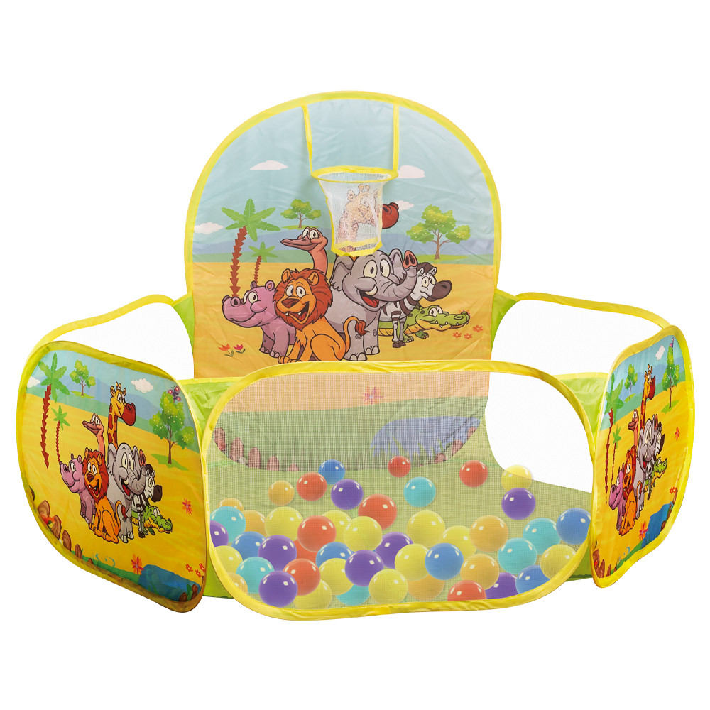 Barraca Infantil Dobrável Barraca Piscina com 50 Bolinhas Coloridas ...