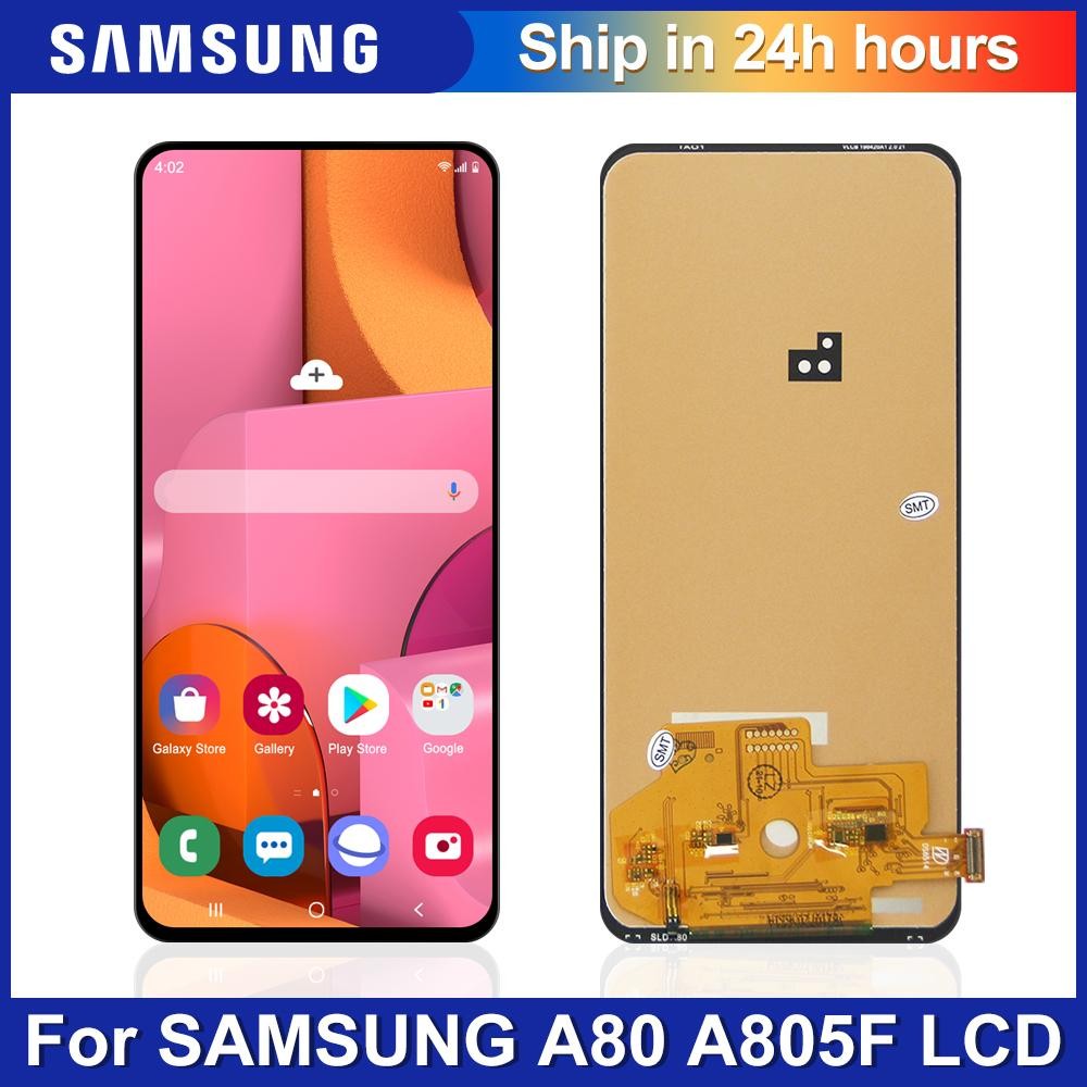 AAA + Para Samsung A80 A805 A805F display LCD Tela De Toque Digitador ...