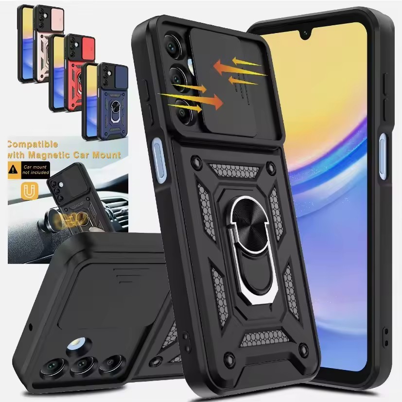 Capa Para Samsung Galaxy A06 A16 A26 A36 A56 M55 A05S A05 A15 A25 A35 A55 Armadura Slide ...