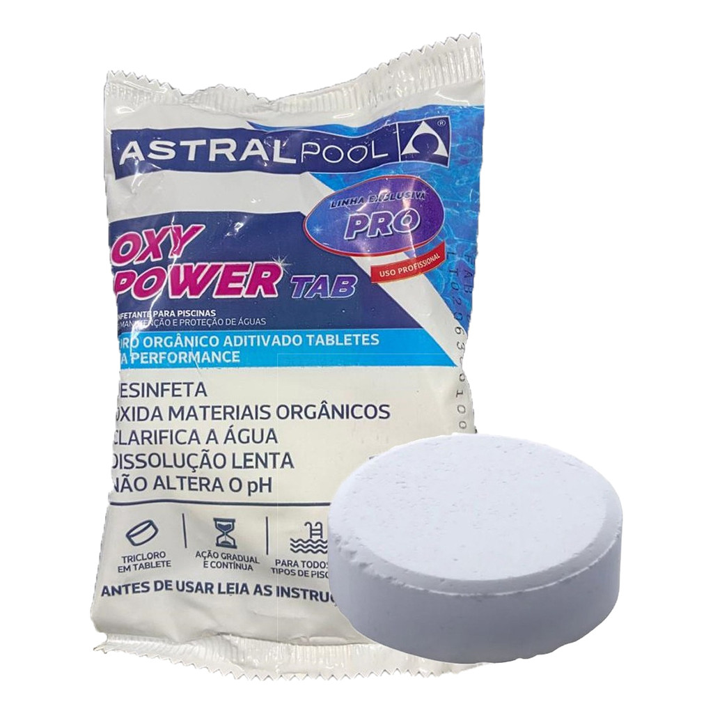 Pastilhas de Cloro Kit com 3 unidades 5 em 1 Fluidra - Tablete de ...