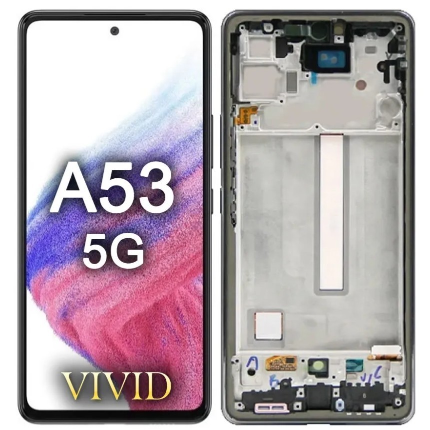 Frontal Tela Display C/aro Para A53 5g A536 Original Oled , DISPLAY ...