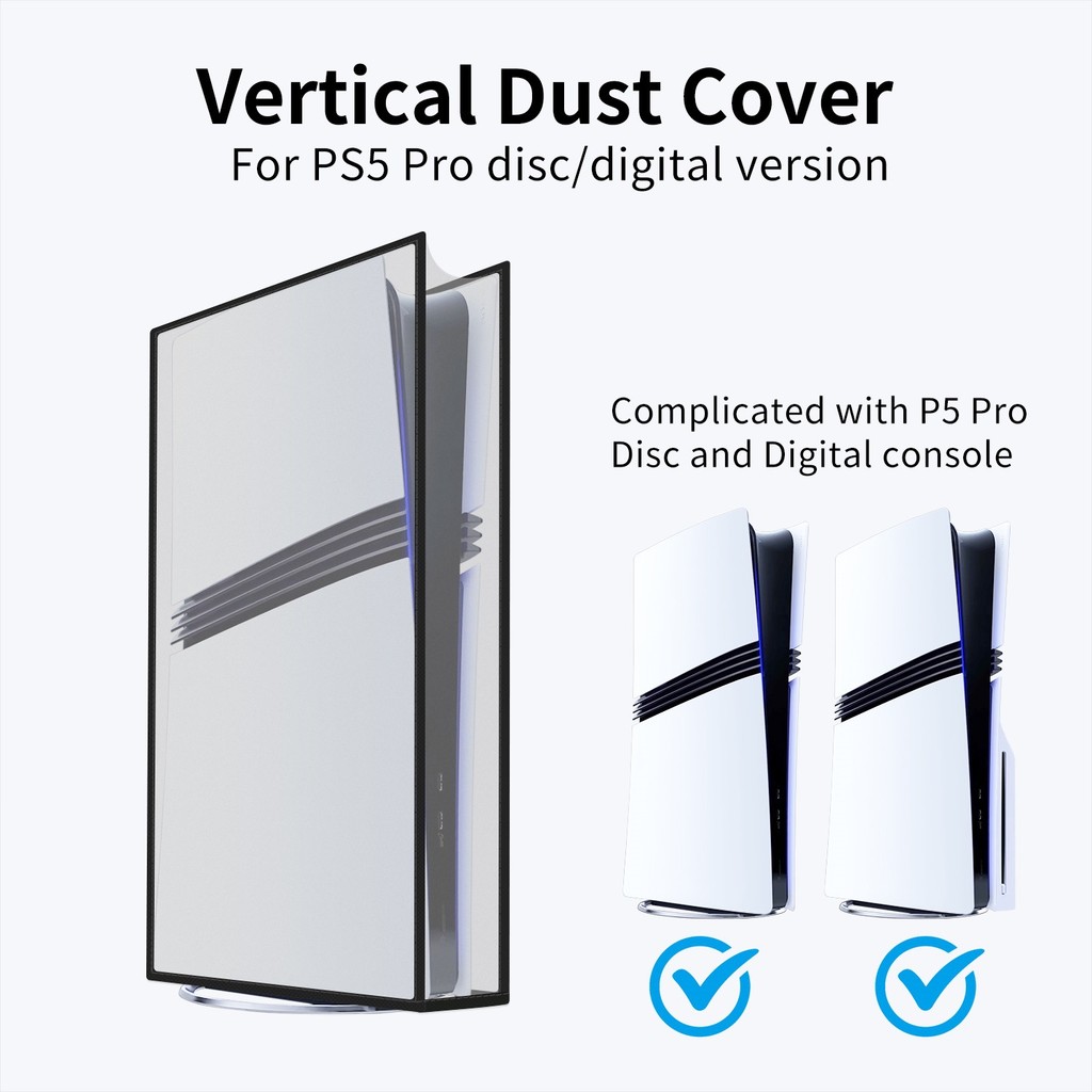 Capa Protetora Vertical Transparente Contra Poeira Para PS5 Pro , À ...