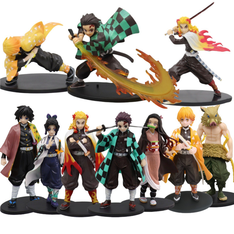 Demon Slayer: Kimetsu no Yaiba Figuras Vulcan Tanjiro Feijão Agatsuma ...