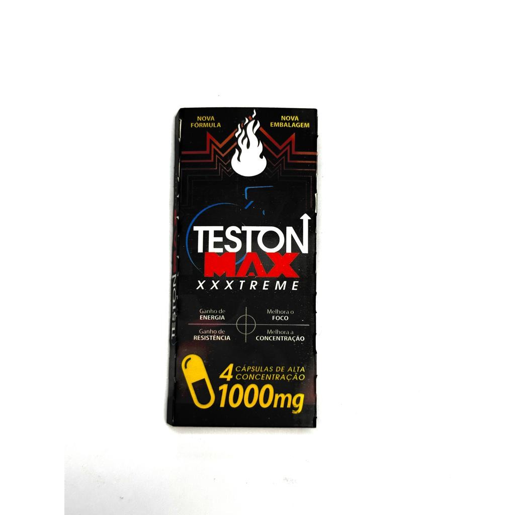 Teston Max Xxxtreme 1000mg 48 cápsulas | Shopee Brasil