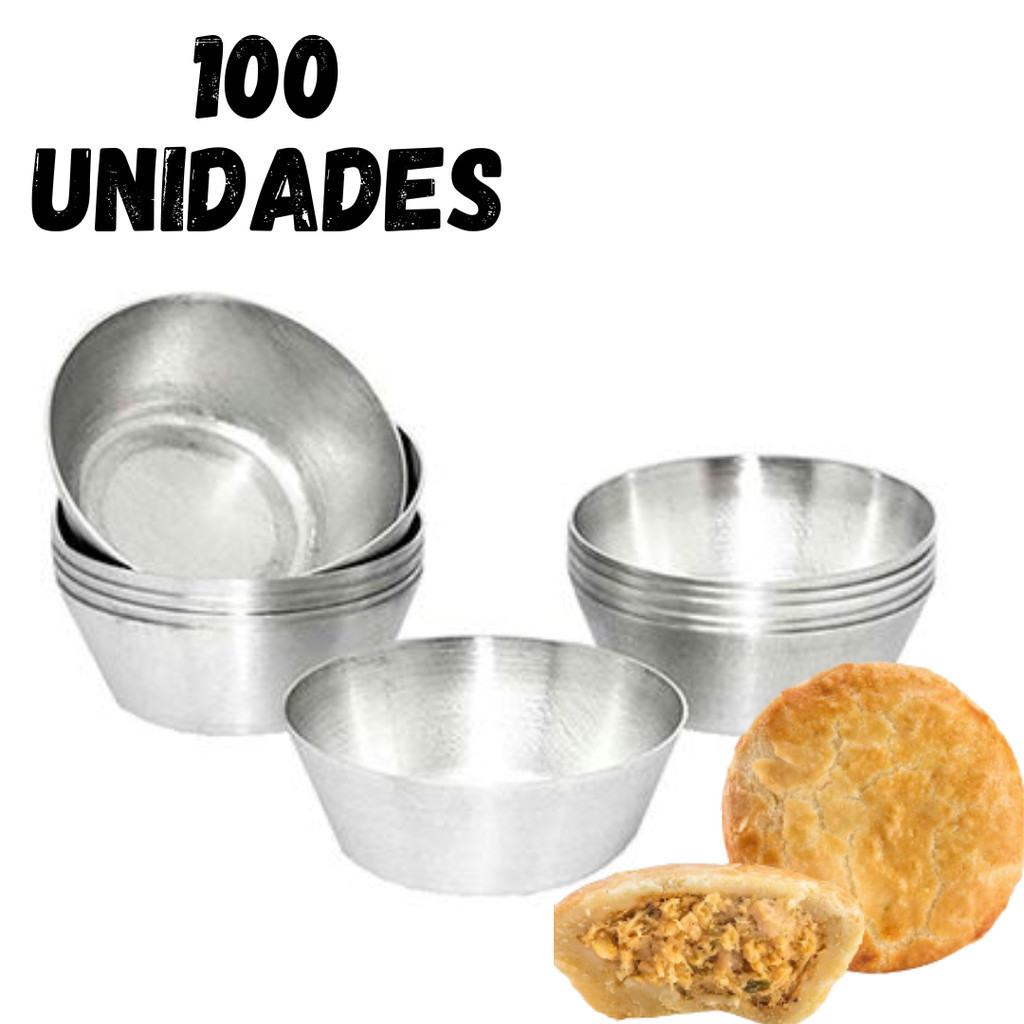 KIT 120 Formas Para Empada Numero 2 Forminha Mini Empada Salgado ...