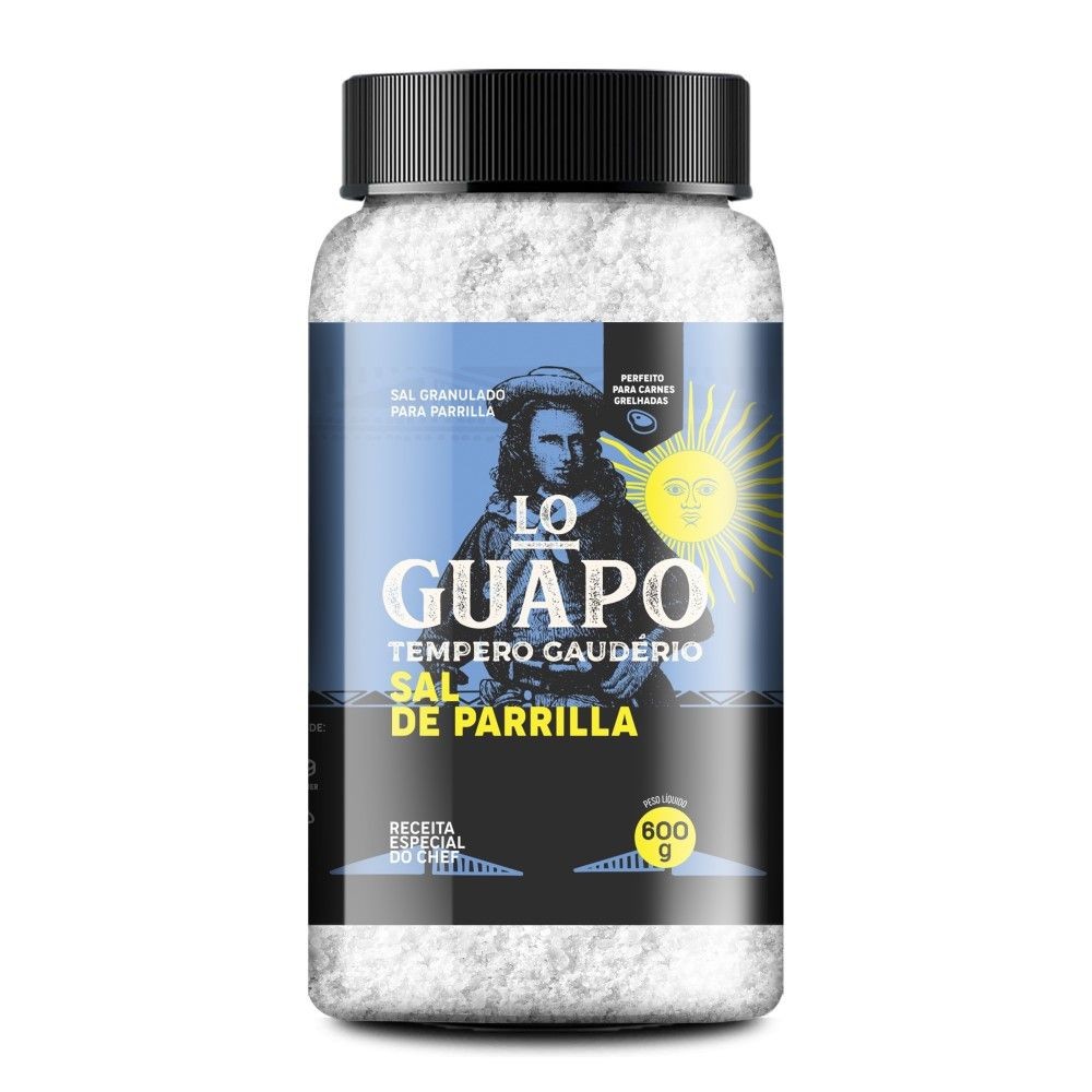 Sal de Parrilla 600g Lo Guapo | Shopee Brasil
