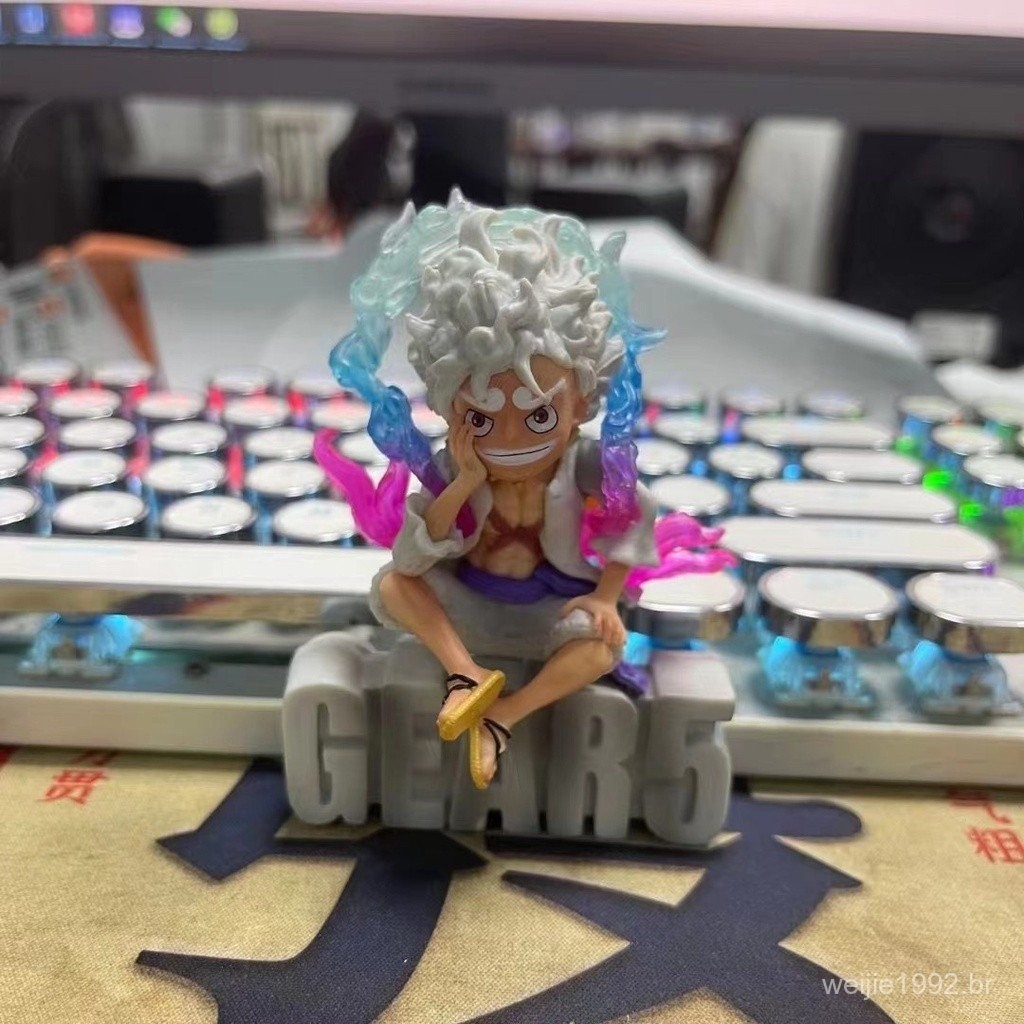 One Piece Sun Nika Luffy Gear 5 personagens de ação Boneco macaco D ...