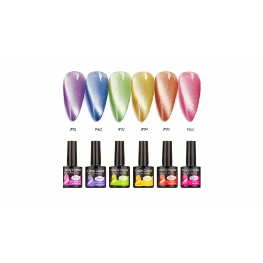 Esmalte em Gel Magnético - Love Yes - Candy Crystal 10ml | Shopee Brasil