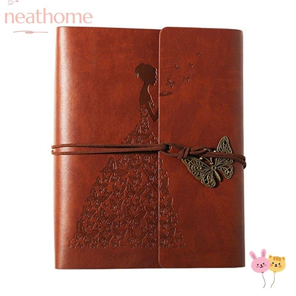 NEATHOME Notebook couro vintage para foto álbum/Scrapbook/presentes ...