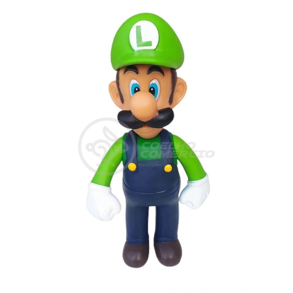 Boneco Action Figure Luigi Super Size 23Cm Super Mario | Shopee Brasil