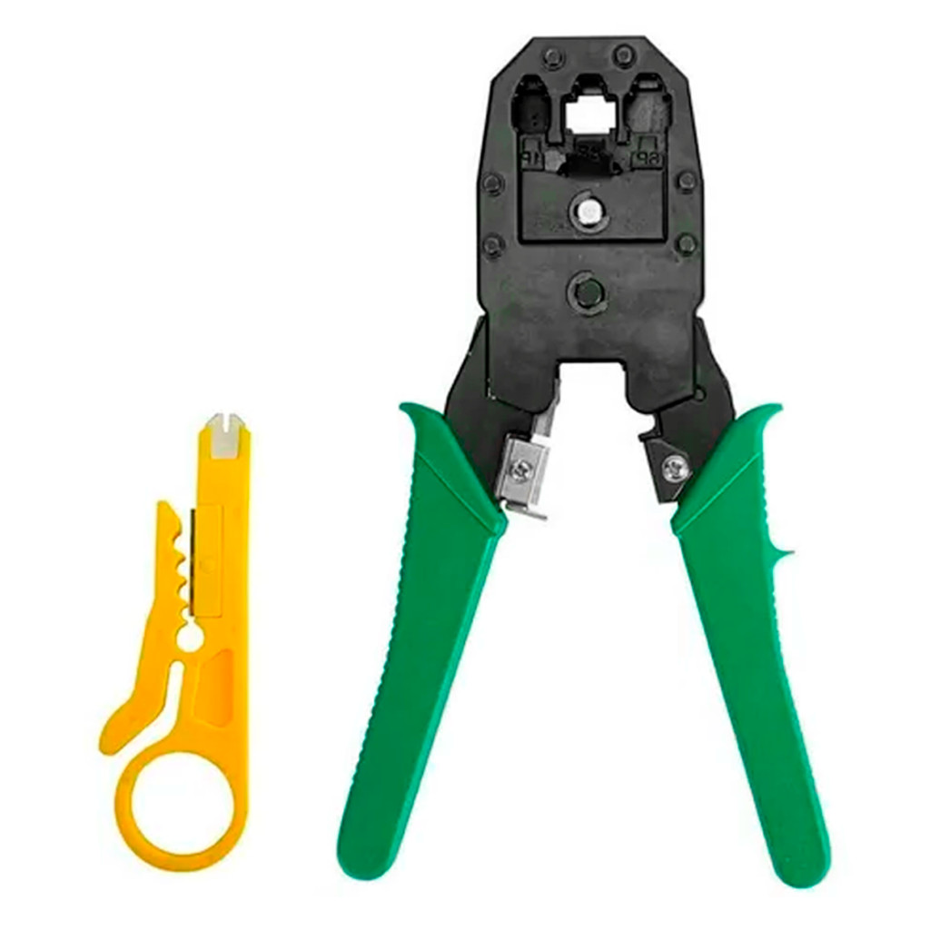 Ferramenta Crimpadora RJ45 Com Cortador Decapador Integrado | Shopee Brasil