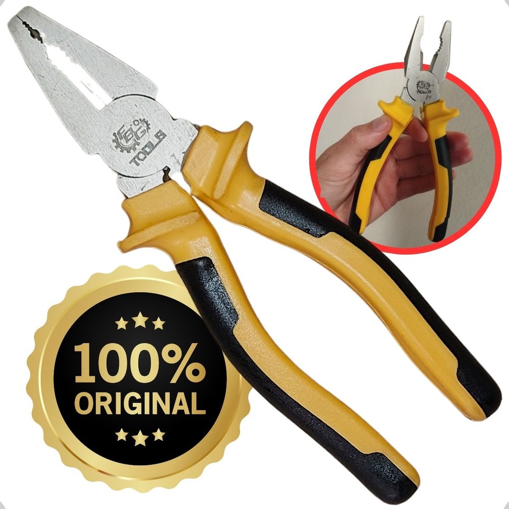 Alicate Universal 8 Polegadas Multifuncional Profissional | Shopee Brasil