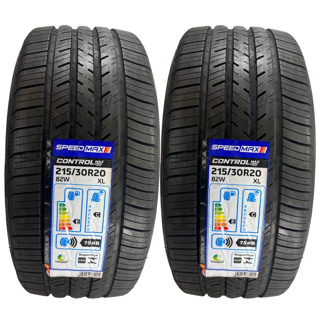KIT 02 PNEUS 215/30R20 82W SPEEDMAX CONTROLMAX CP12 XL ARO 20 GOLF PERFIL BAIXO CARROS ...