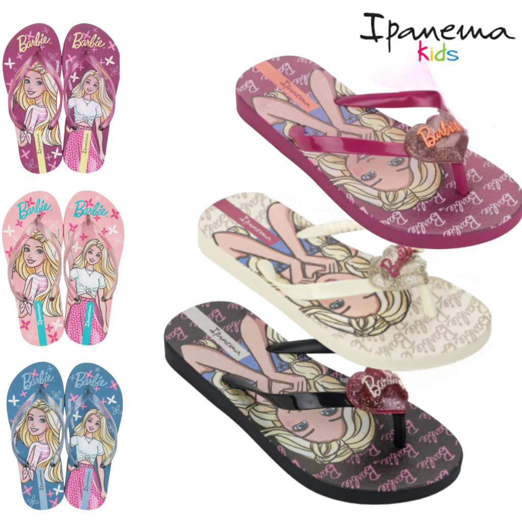 Chinelo Infantil Menina Barbie Glitter Ipanema Kids Menina | Shopee Brasil