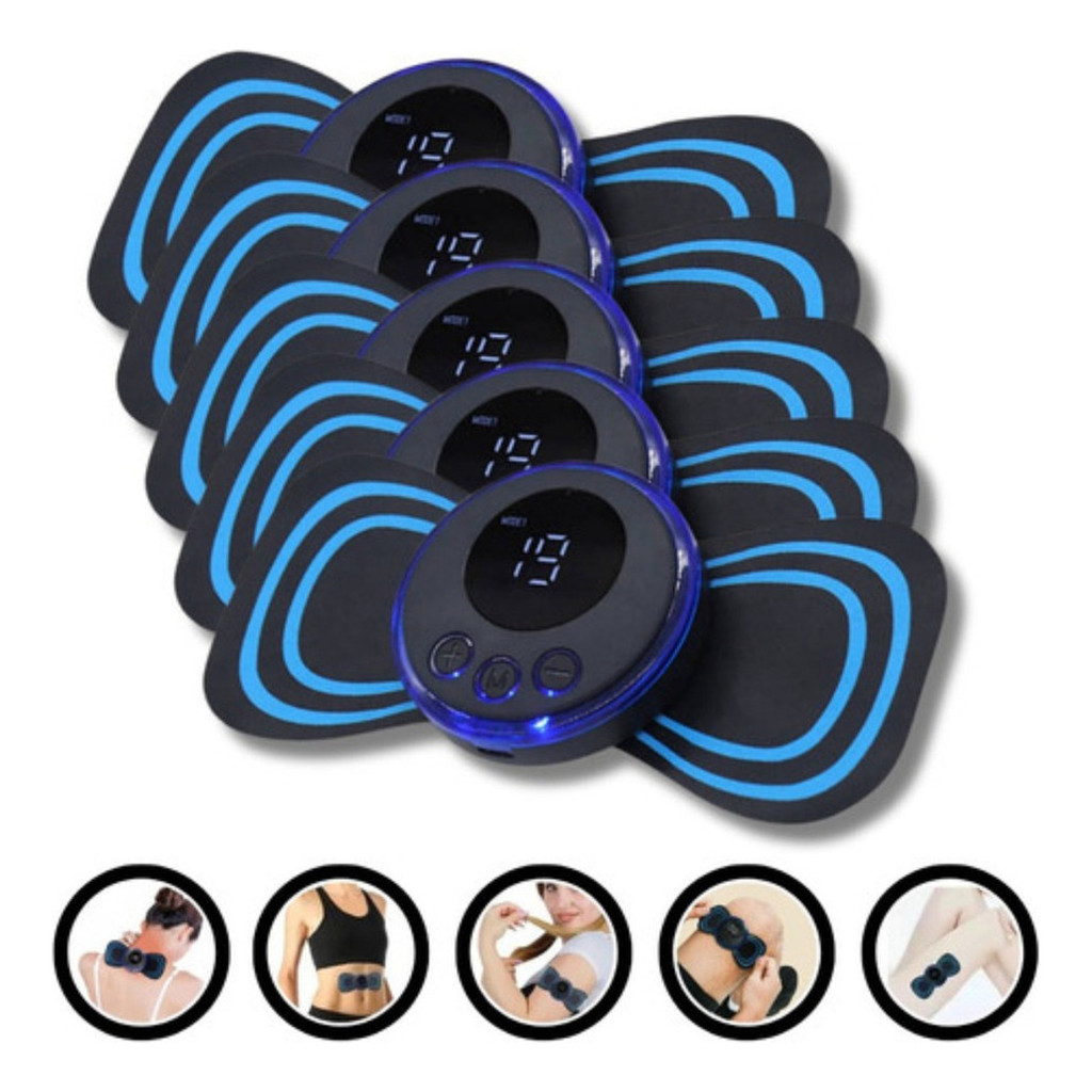 Kit 10 Mini Massageador Elétrico Portátil Profissional Ems | Shopee Brasil