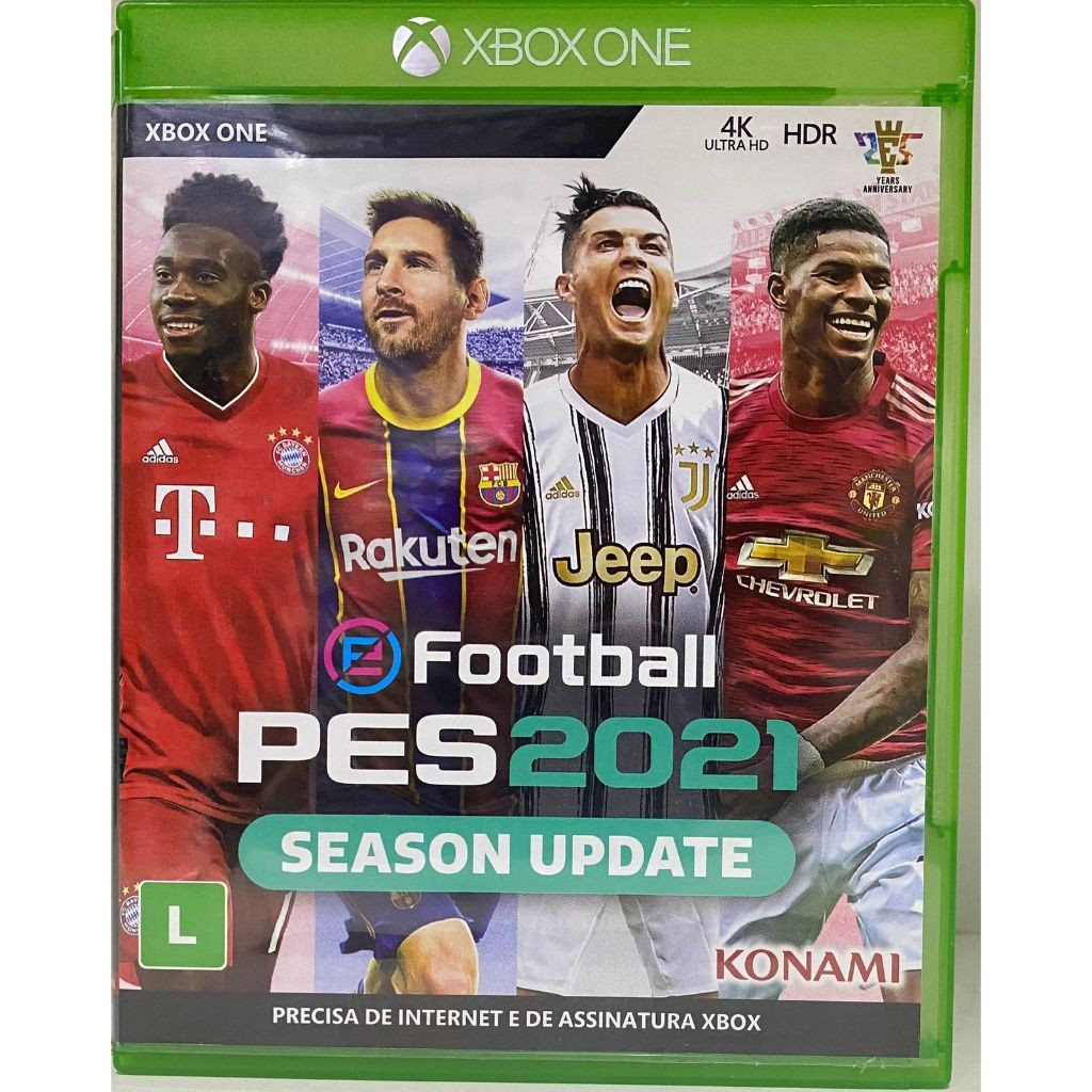 Football PES 2021 - XBOX ONE/SERIES X - Original | Shopee Brasil