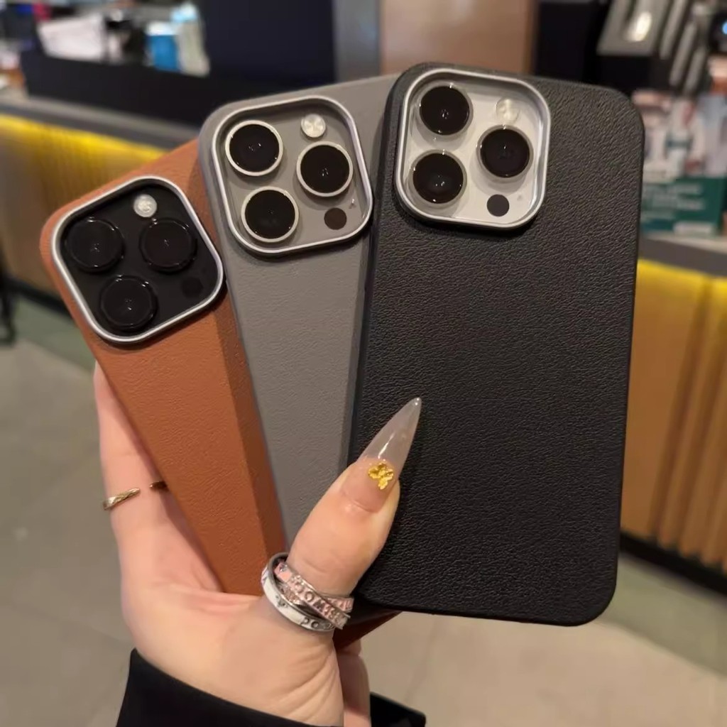 Capa De Telefone Com Padrão De Couro Para Oppo A1k A3x A3 A40m A40 A60