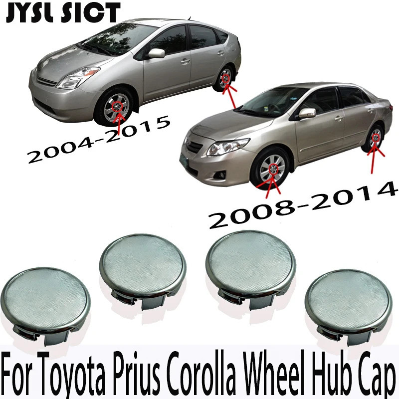 CAPAS DE CENTRO DE JANTAS Para Toyota Prius 2004-2015 Corolla 2008-2014 ...