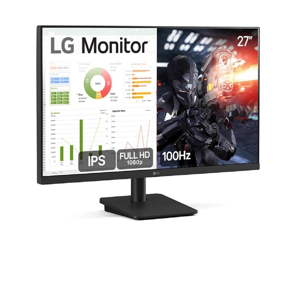 Monitor PC Gamer LG 27” IPS, Full HD, 100Hz, HDMI - 27MS500-B | Shopee ...