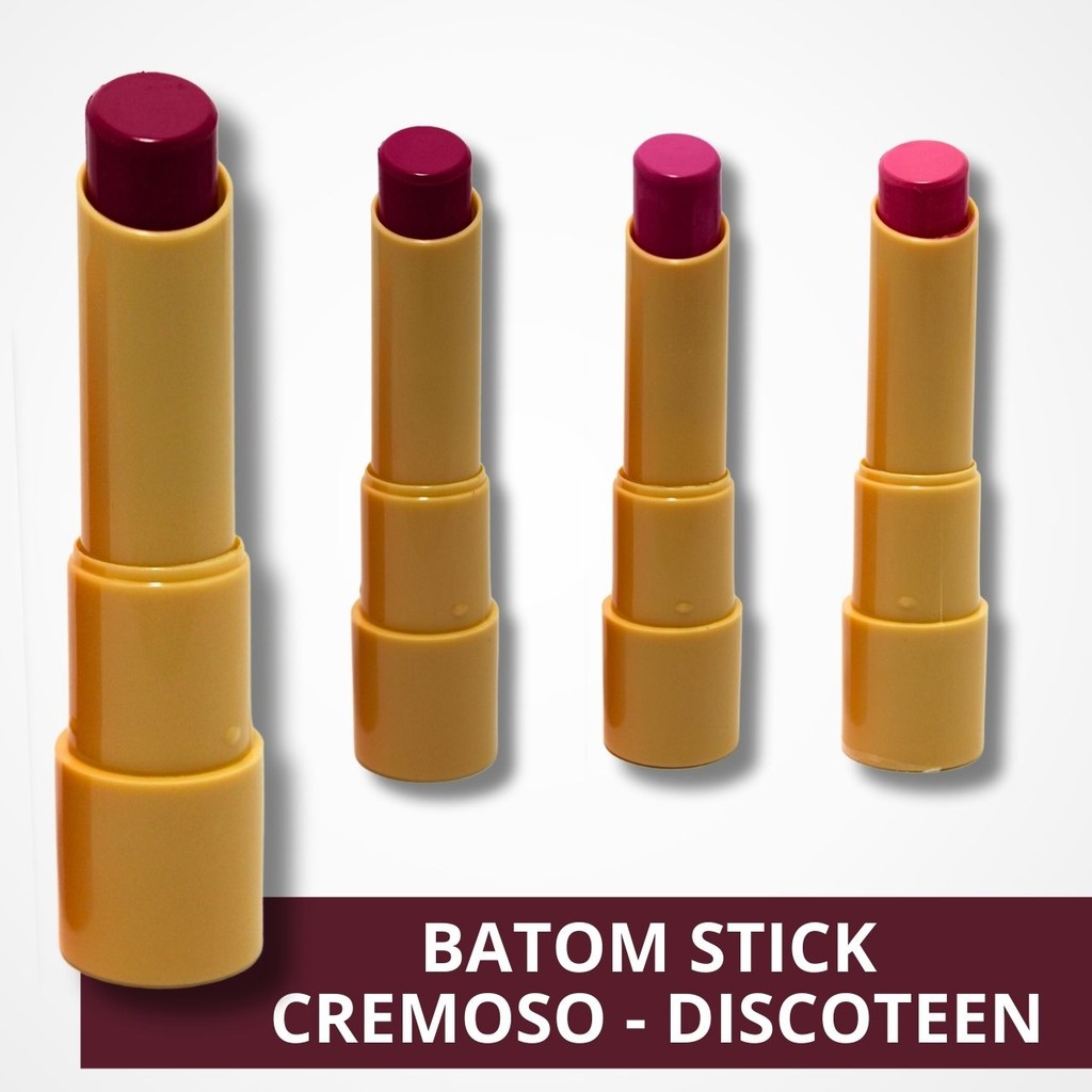 Batom Stick Cremoso Diferentes Cores - Discoteen | Shopee Brasil