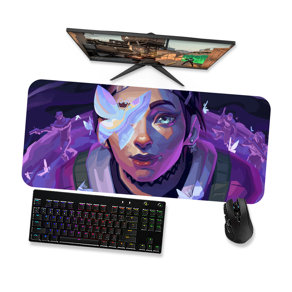 Mouse pad Valorant - CLOVE 1 - Mousepad Gamer 90x40 80x40 60x40 70x30 ...