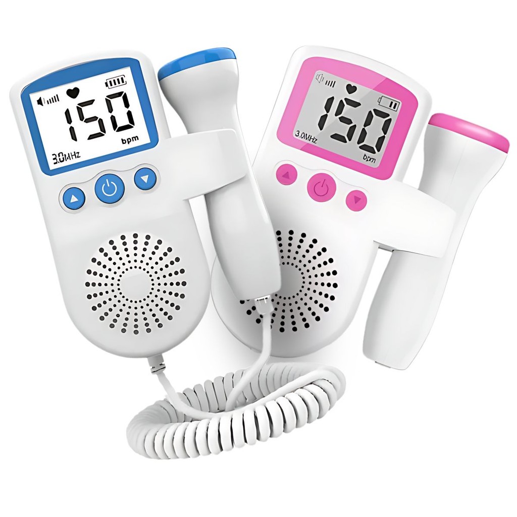 Sonar Fetal Doppler Ultrassom Ouvir Batimentos Bebe Monitor + Brinde ...