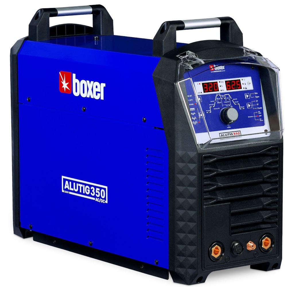 Inversora de solda Tig 350A para alumínio AC/DC Mono/Trifásica - ALUTIG-350AC/DC - Boxer (220V ...