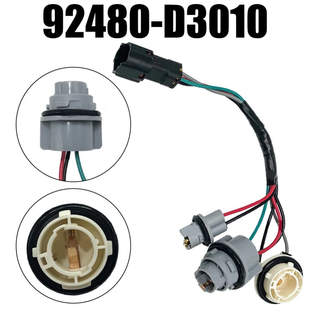 Soquete E Fio Da Lâmpada Luz Traseira 92480-D3010 Para Hyundai Tucson ...