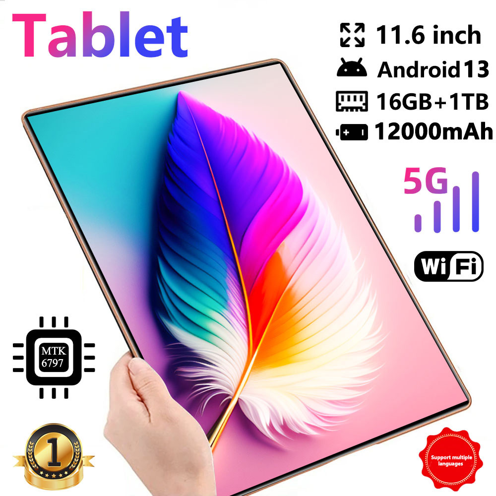 2025 novo estilo 11.6-Polegada rede Android 13.0 Tablet PC 16GB RAM 1TB ...
