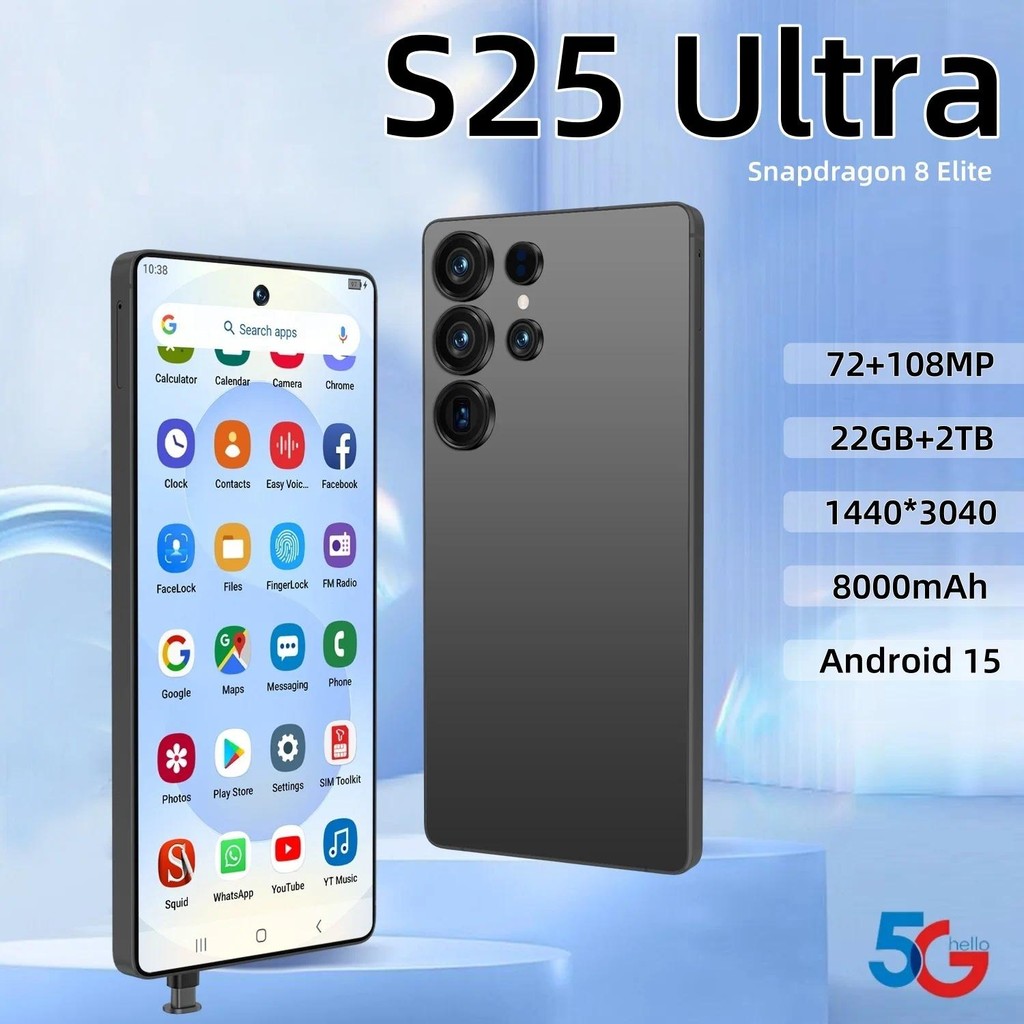 S25 Ultra Original Smartphone 5G Tela De 6.9 Polegadas Duplo SIM ...
