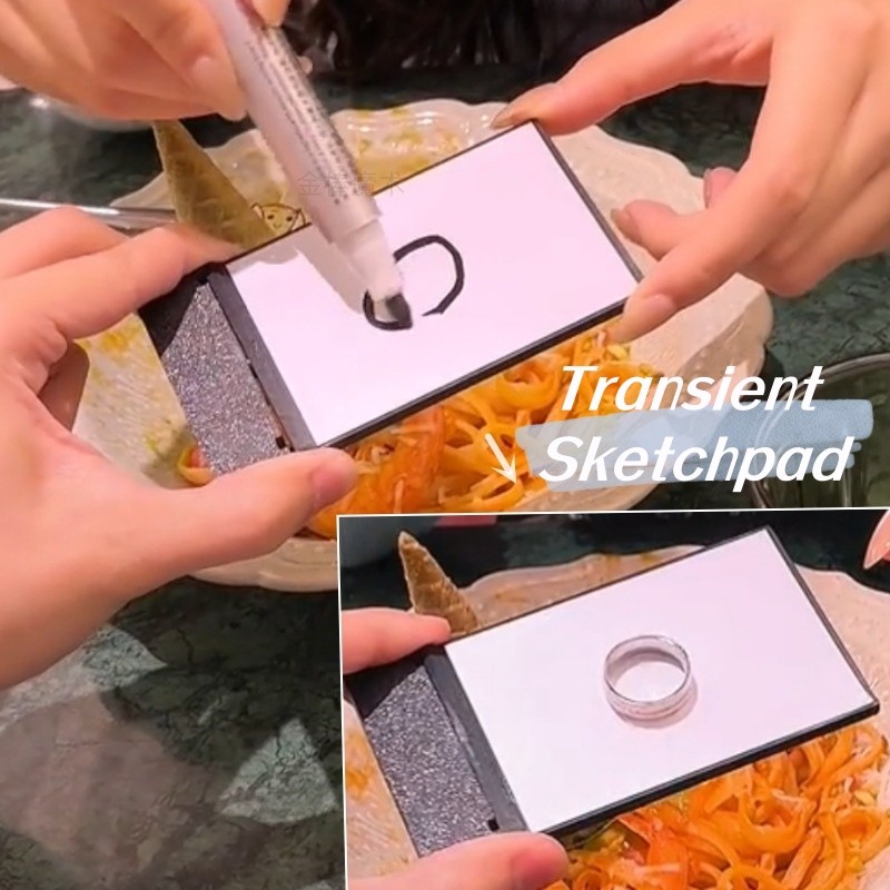 Transient Picture Board Toys Flick Pad Se Transforma Em Um Anel ...