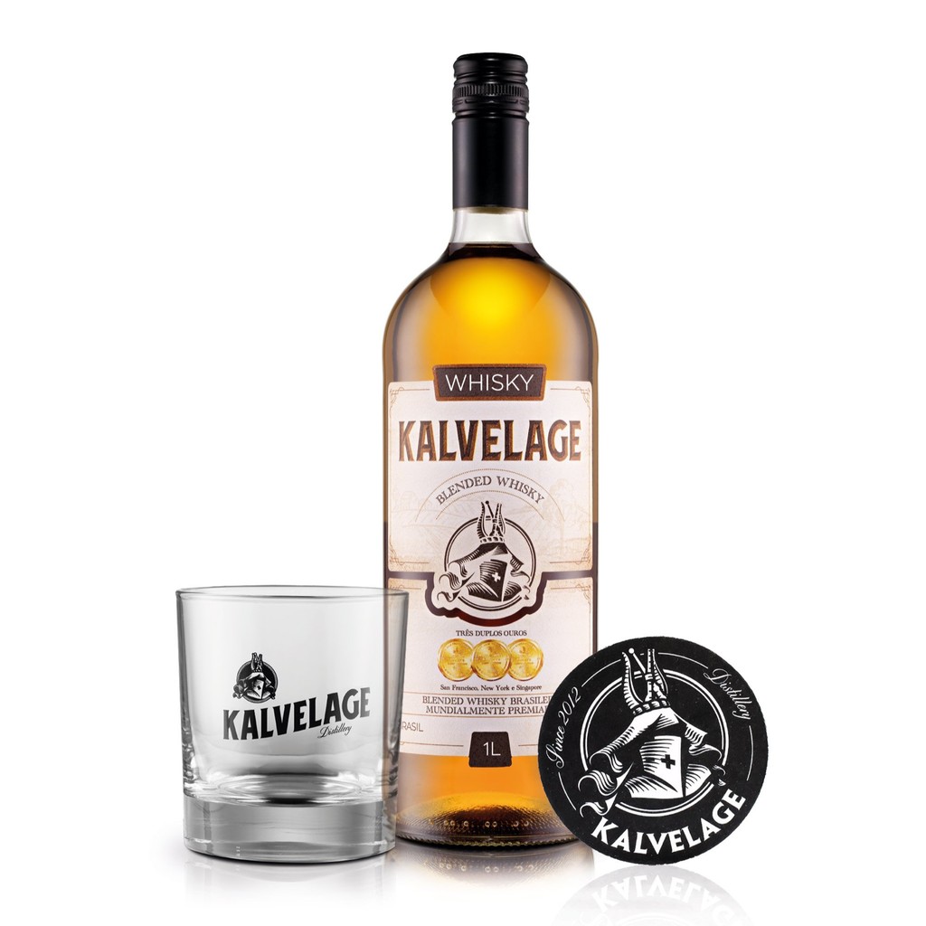 Kit Blended Whisky Kalvelage | Shopee Brasil