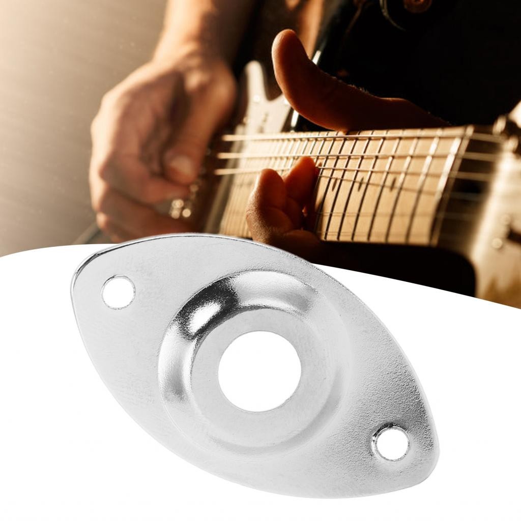 Guitar Jack Plate Metal High Hardness Output Jackplate with Screws for ...