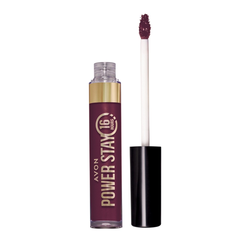 Power Stay Batom Líquido Matte Vinho Escuro 6ml - Avon | Shopee Brasil