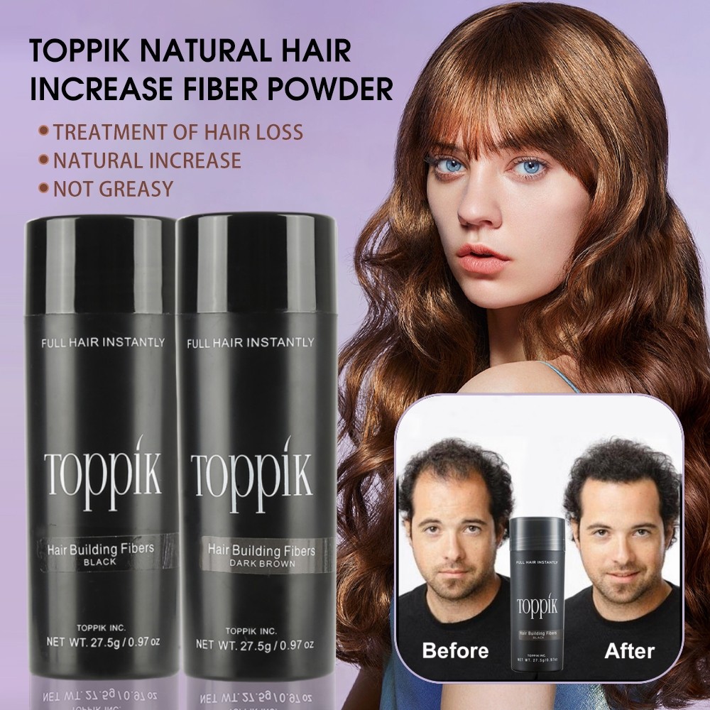 3 Pçs Unissex Toppik Fibras De Cabelo Espessamento Spray Construção Do ...