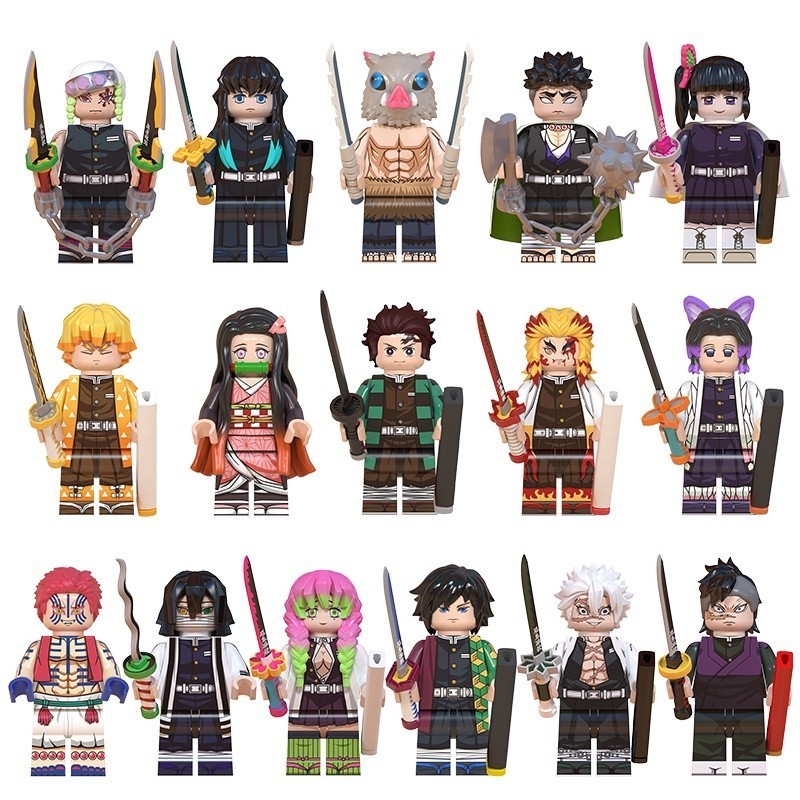 Lego - Demon Slayer - Boneco - Figura de Ação - Action Figure - Kimetsu ...